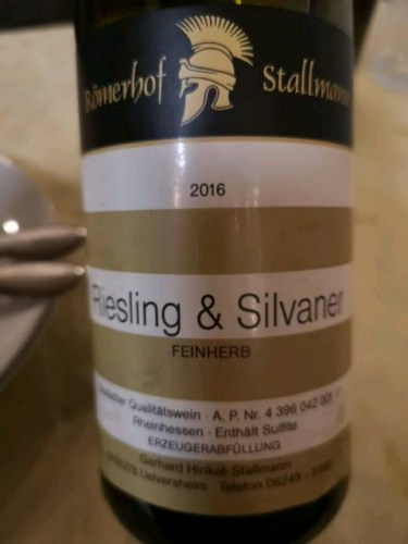 Romerhof Stallmann Riesling - Silvaner Feinherb | Vivino