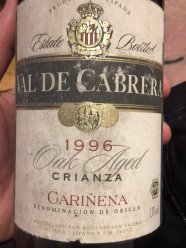 San Valero Val de Cabrera Cariñena Crianza | Vivino English