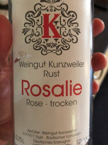 Kunzweiler Rust Rosalie Rosé Trocken | Vivino US