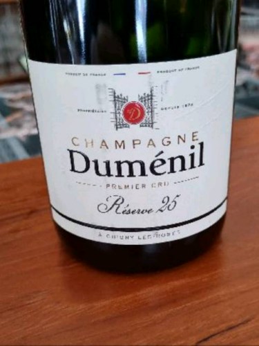 Duménil Réserve 25 Champagne Premier Cru | Vivino US