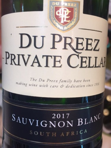Du Preez Private Cellar Sauvignon Blanc | Vivino US