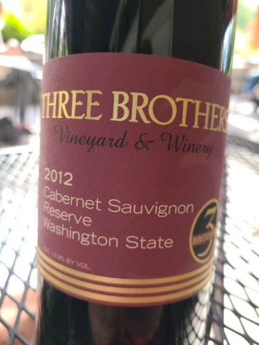 Three Brothers Vineyard & Winery Reserve Cabernet Sauvignon | Vivino ...