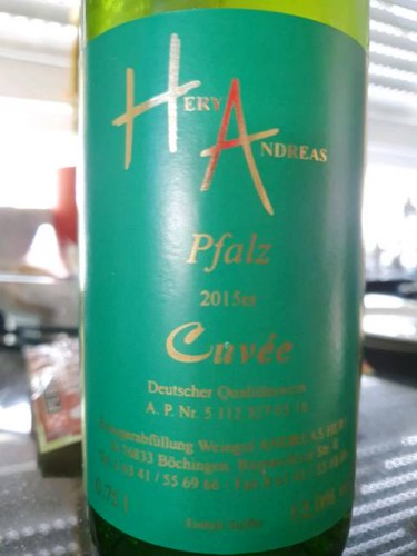 Hery Andreas Cuvée | Vivino US