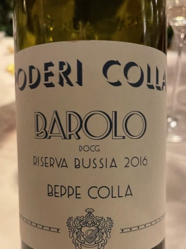 Poderi Colla Beppe Colla Riserva Bussia Barolo | Vivino United Kingdom