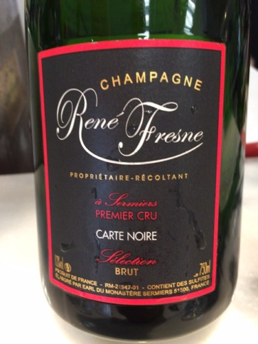 René Fresne Carte Noire Sélection Brut Champagne Premier Cru | Vivino ...