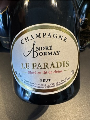 André Dormay Le Paradis Brut Champagne | Vivino English