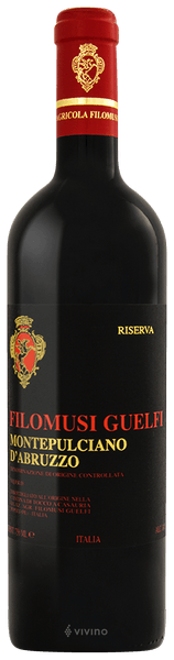 Filomusi Guelfi Montepulciano d'Abruzzo Riserva | Vivino US