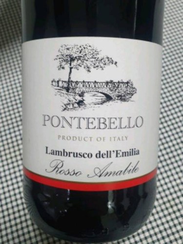 Pontebello Lambrusco dell'Emilia Rosso Amabile | Vivino US
