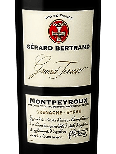 Gérard Bertrand Grand Terroir Montpeyroux Grenache - Syrah | Vivino US