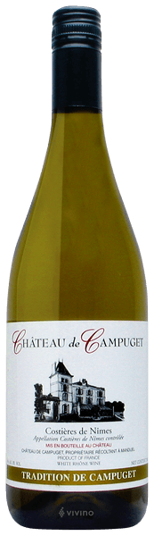 2015 Château de Campuget Costières-de-Nîmes Blanc (Tradition de ...
