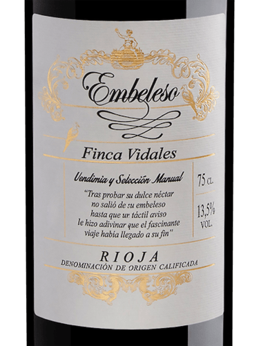 2018 Embeleso Finca Vidales | Vivino US