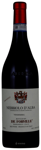 De Forville San Rocco Nebbiolo d'Alba | Vivino English