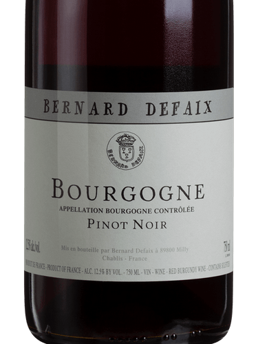 Bernard Defaix Bourgogne Pinot Noir | Vivino English