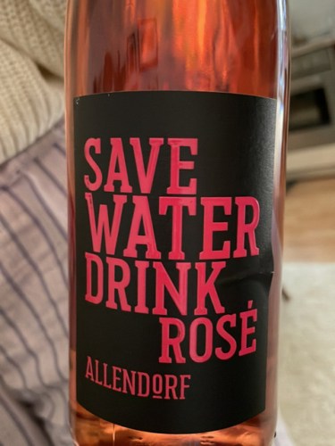 Allendorf Save Water Drink Rosé | Vivino English