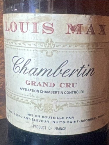 Louis Max Chambertin Grand Cru | Vivino US