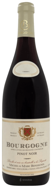 Michel & Marc Rossignol Bourgogne Pinot Noir | Vivino US