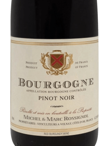 Michel & Marc Rossignol Bourgogne Pinot Noir | Vivino US