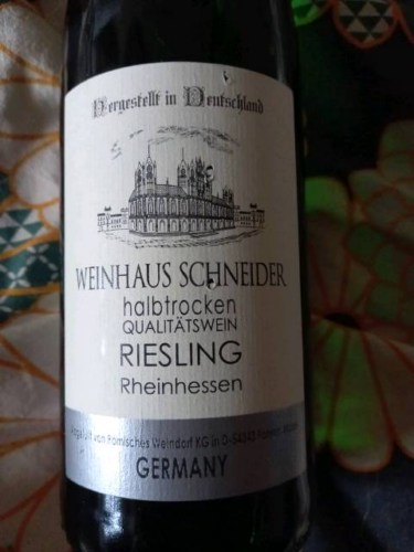 Romisches Weindorf Weinhaus Schneider Riesling Halbtrocken | Vivino US