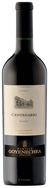 Goyenechea Centenario Reserva Malbec | Vivino US