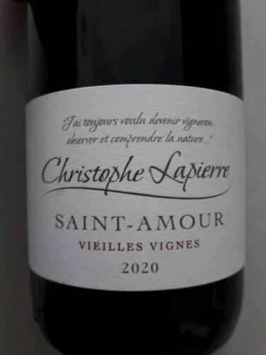 Christophe Lapierre Saint-Amour Vieilles Vignes | Vivino English