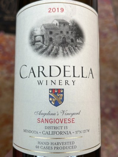 Cardella Angelina’s Vineyard Sangiovese | Vivino US