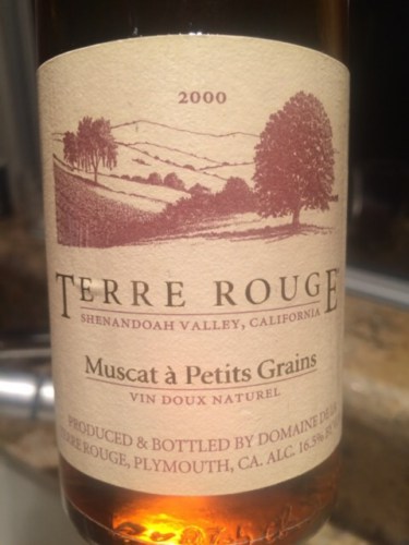Terre Rouge Muscat-à-Petits Grains | Vivino US