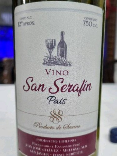 Juan Jose Chavez San Serafin Pais | Vivino US Juan Jose Chavez San Serafin Pais | Vivino US
