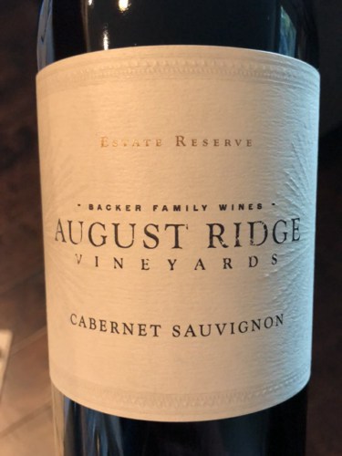 2017 August Ridge Estate Reserve Cabernet Sauvignon | Vivino US
