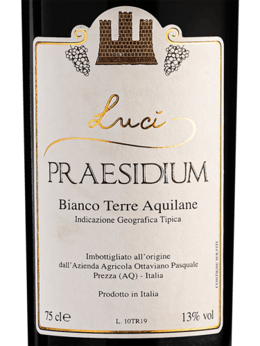 Praesidium Luci Terre Aquilane Bianco | Vivino US