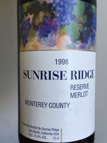 Sunrise Ridge Reserve Merlot | Vivino US