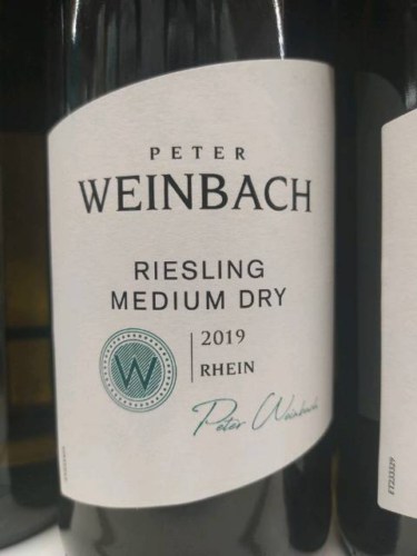 2019 Peter Weinbach Riesling Medium Dry | Vivino US
