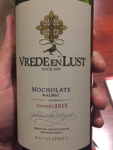 Vrede en Lust Mocholate Malbec | Vivino US