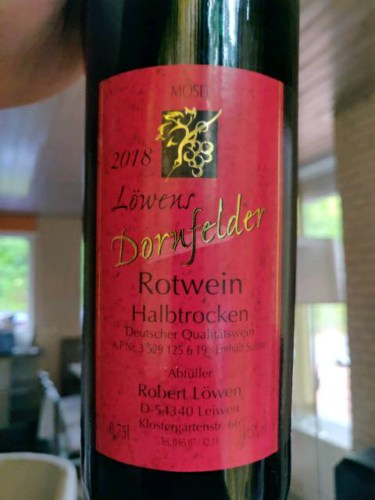Robert Löwen Mosel Rotwein Trocken Dornfelder | Vivino US