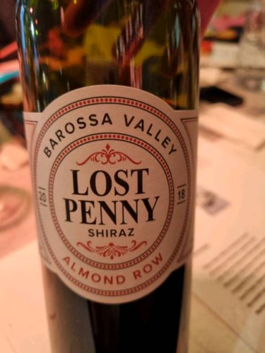 Lost Penny Almond Row Shiraz | Vivino 日本