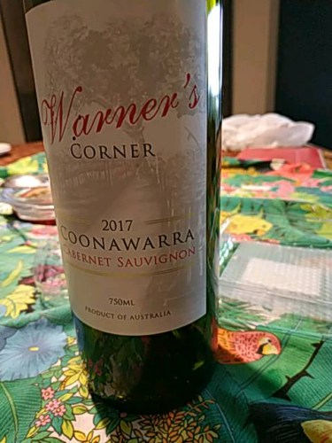 2017 Warner's Corner Cabernet Sauvignon | Vivino English