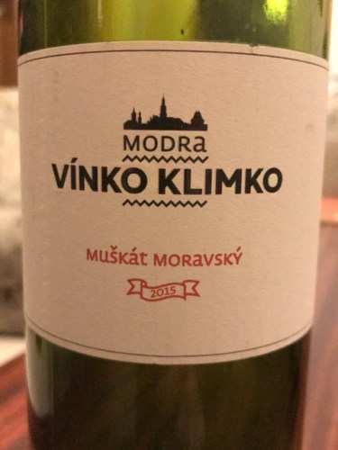 2023 Modra Vinko Klimko Muškát Moravský | Vivino US