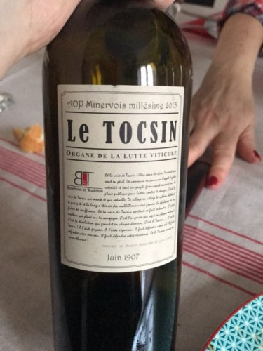 2018 Bouchons et Tradition Le Tocsin Minervois Millésime | Vivino US