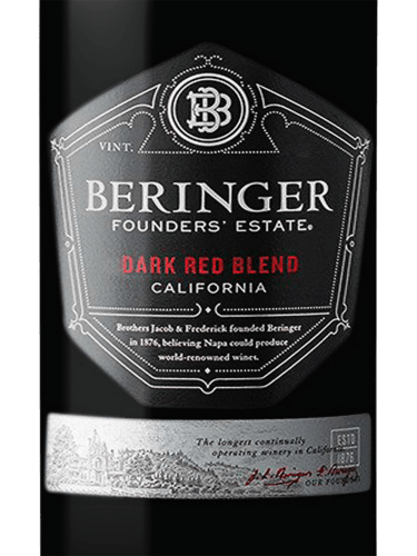 Beringer Founders' Estate Dark Red Blend | Vivino US