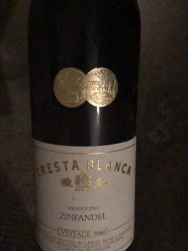 1980 Cresta Blanca Zinfandel | Vivino US