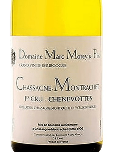 2018 Domaine Marc Morey & Fils Chassagne-Montrachet 1er Cru 'Les ...