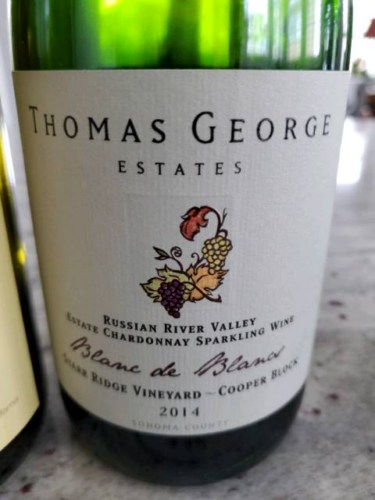 Thomas George Starr Ridge Vineyard - Cooper Block Blanc de Blancs ...
