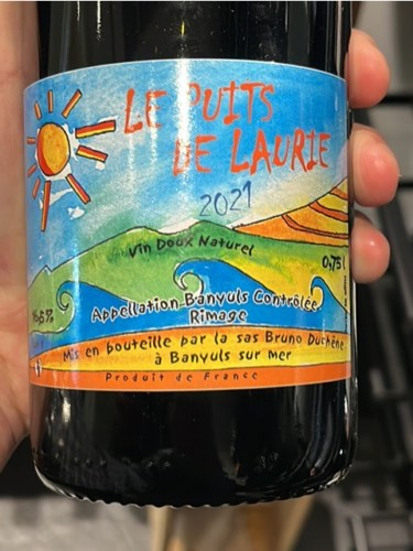 Bruno Duchêne Le Puits de Laurie Banyuls Rimage Doux Naturel | Vivino US