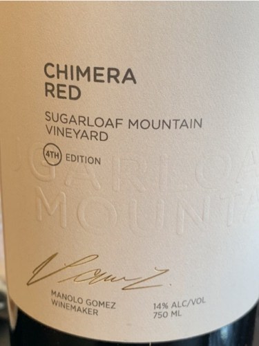 Sugarloaf Mountain Vineyard Chimera 4th Edition Red | Vivino US