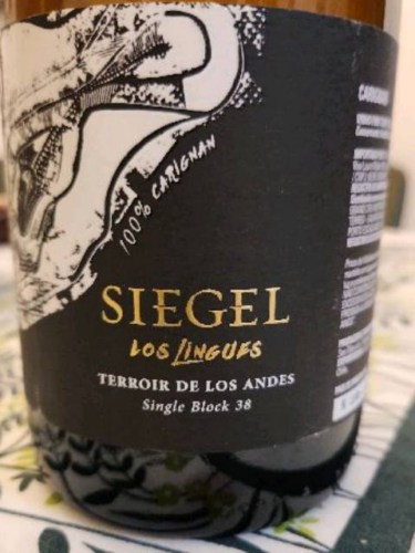 Siegel Los Lingues Terroir de Los Andes Single Block 38 | Vivino US