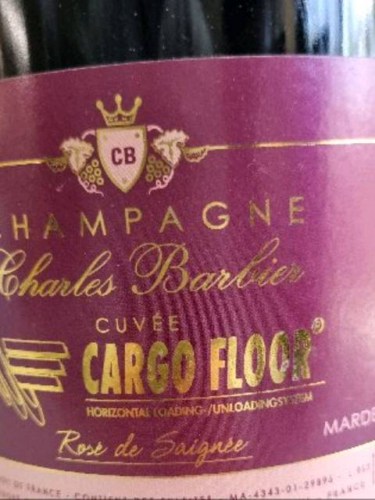 Charles Barbier Cuvée Cargo Floor Rosé de Saignée Brut Champagne ...