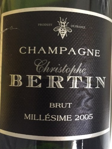 Christophe Bertin Millésime Brut Champagne | Vivino France