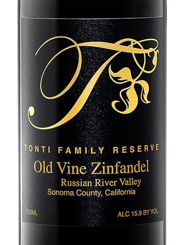Tonti Family Wines Reserve Old Vine Zinfandel | Vivino US
