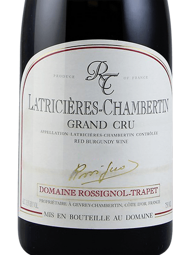 2020 Domaine Rossignol-Trapet Latricieres-Chambertin Grand Cru | Vivino ...