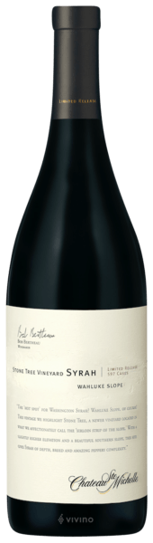 Chateau Ste. Michelle Limited Release Stone Tree Vineyard Syrah ...
