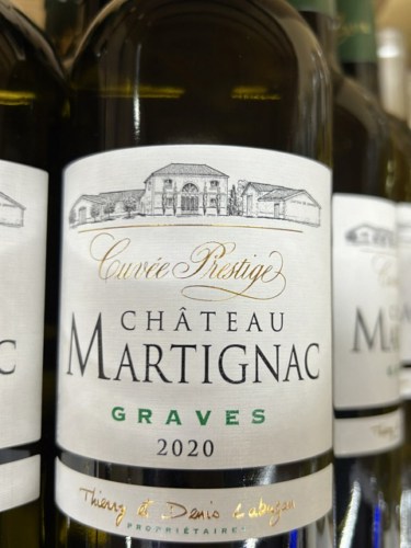 2020 Château Martignac Cuvée Prestige Graves Blanc | Vivino US